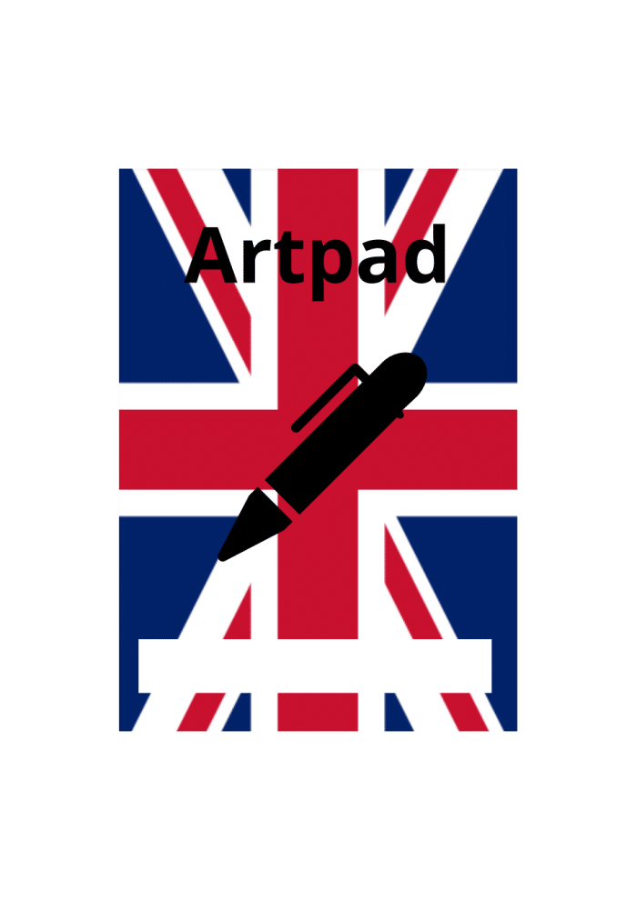 Union Jack Blank Paged Artpad | Network Telex